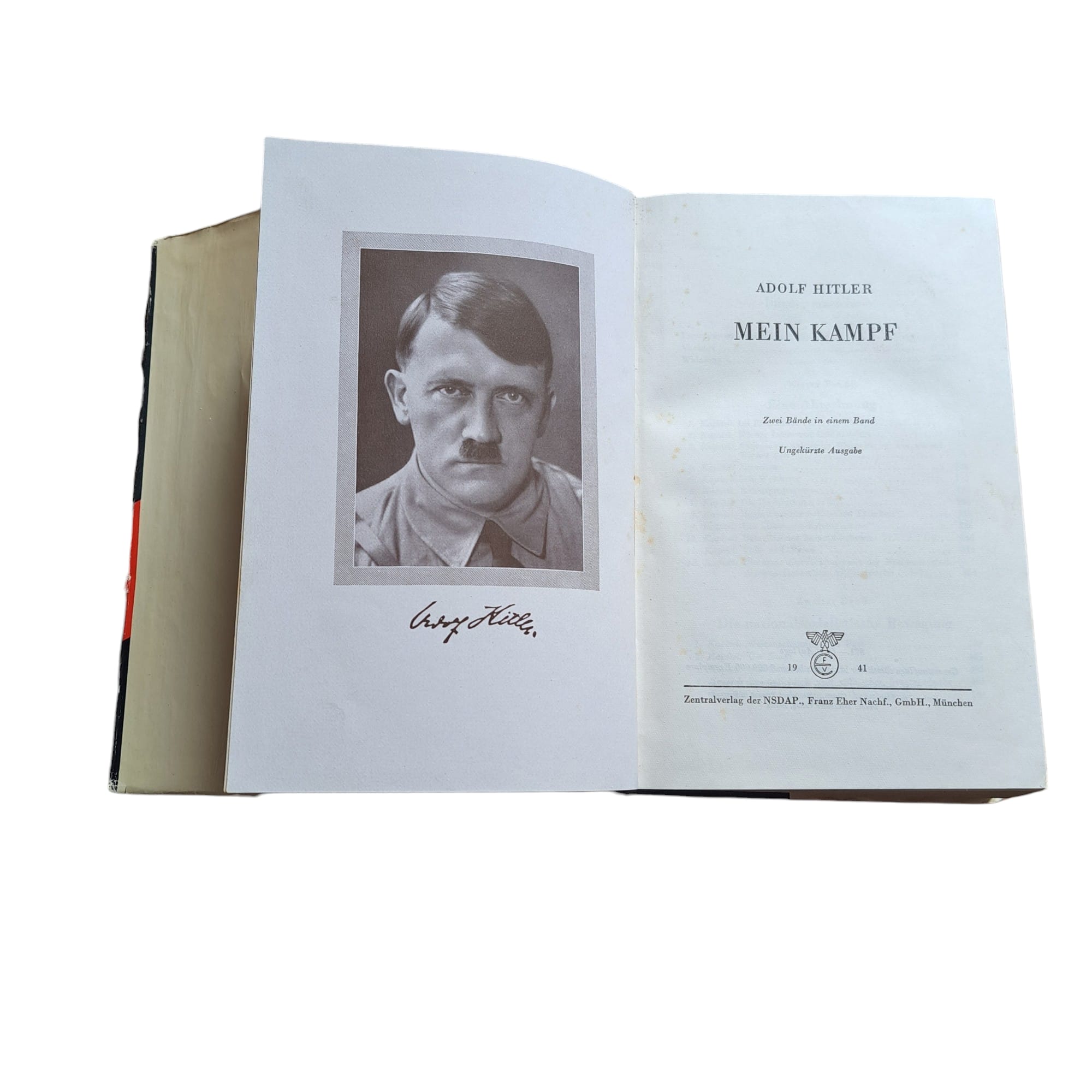Mein Kampf 1941 Book With Dustcover